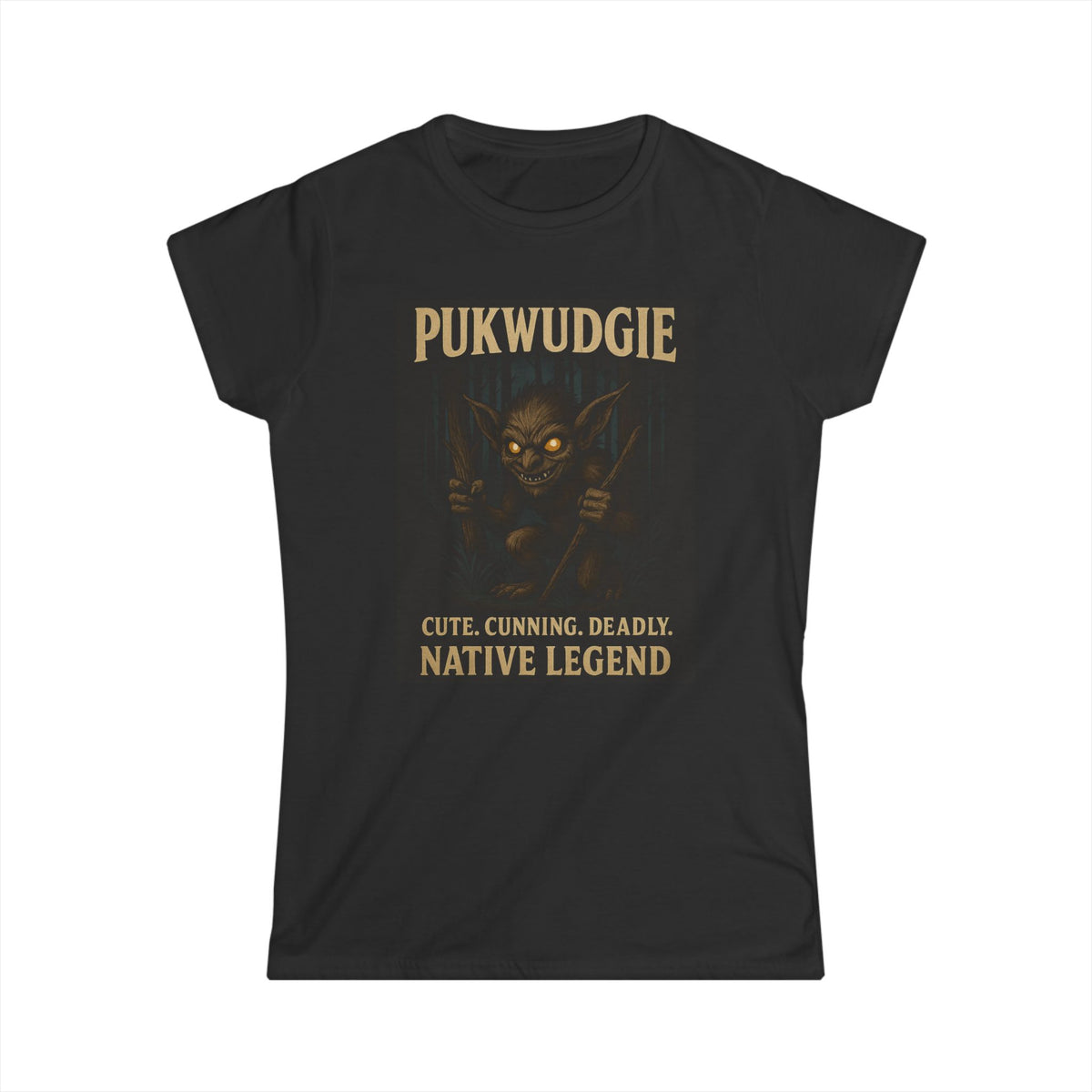 Pukwudgie – Native Legend (Women’s T-Shirt) – Rez Swag